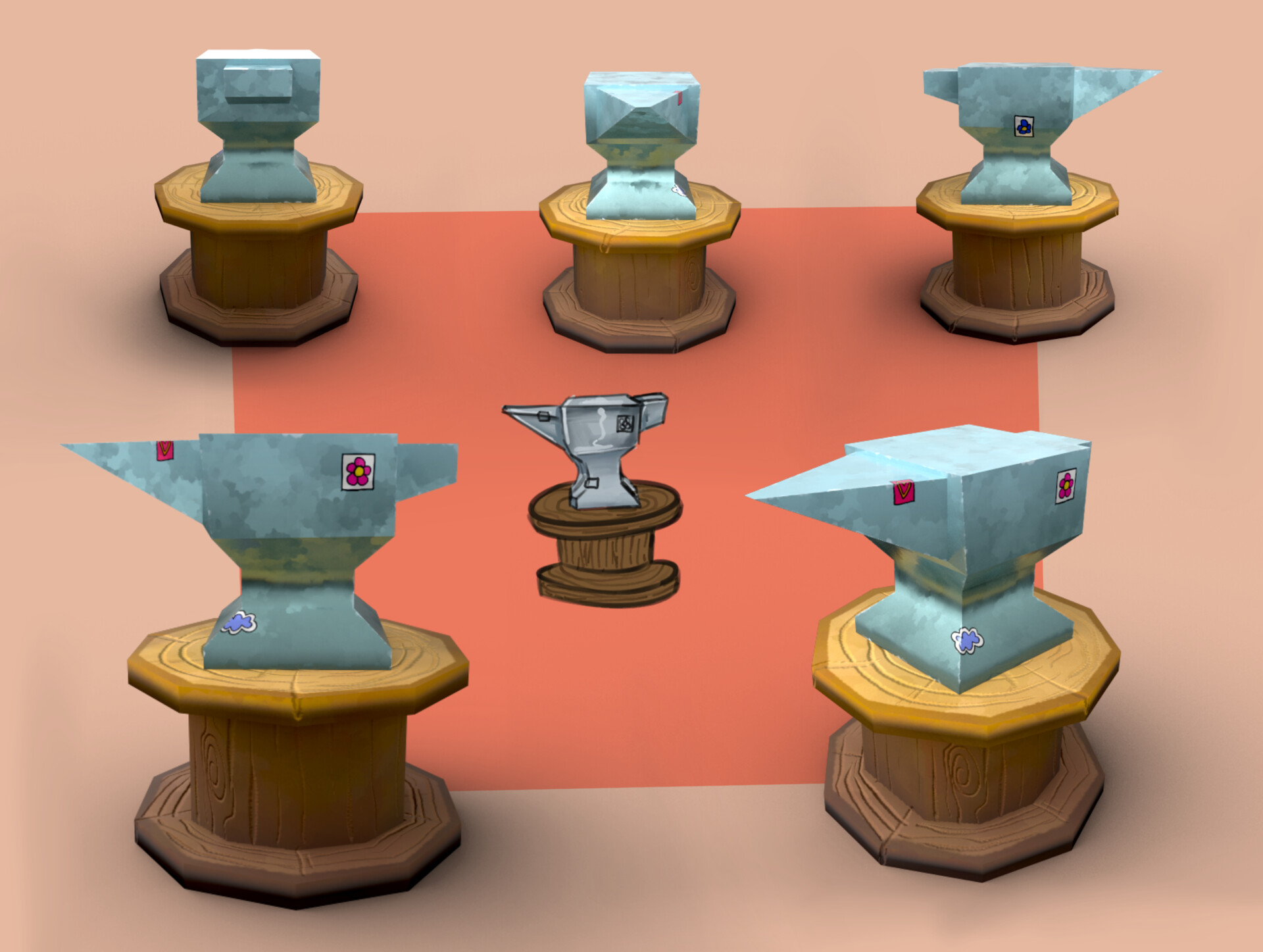 ArtStation - Stylized Anvil