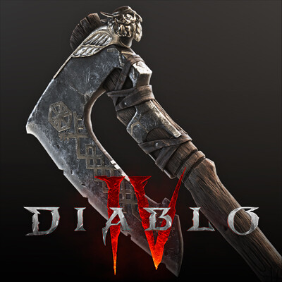 ArtStation - Diablo IV - Iron Beak - Axe