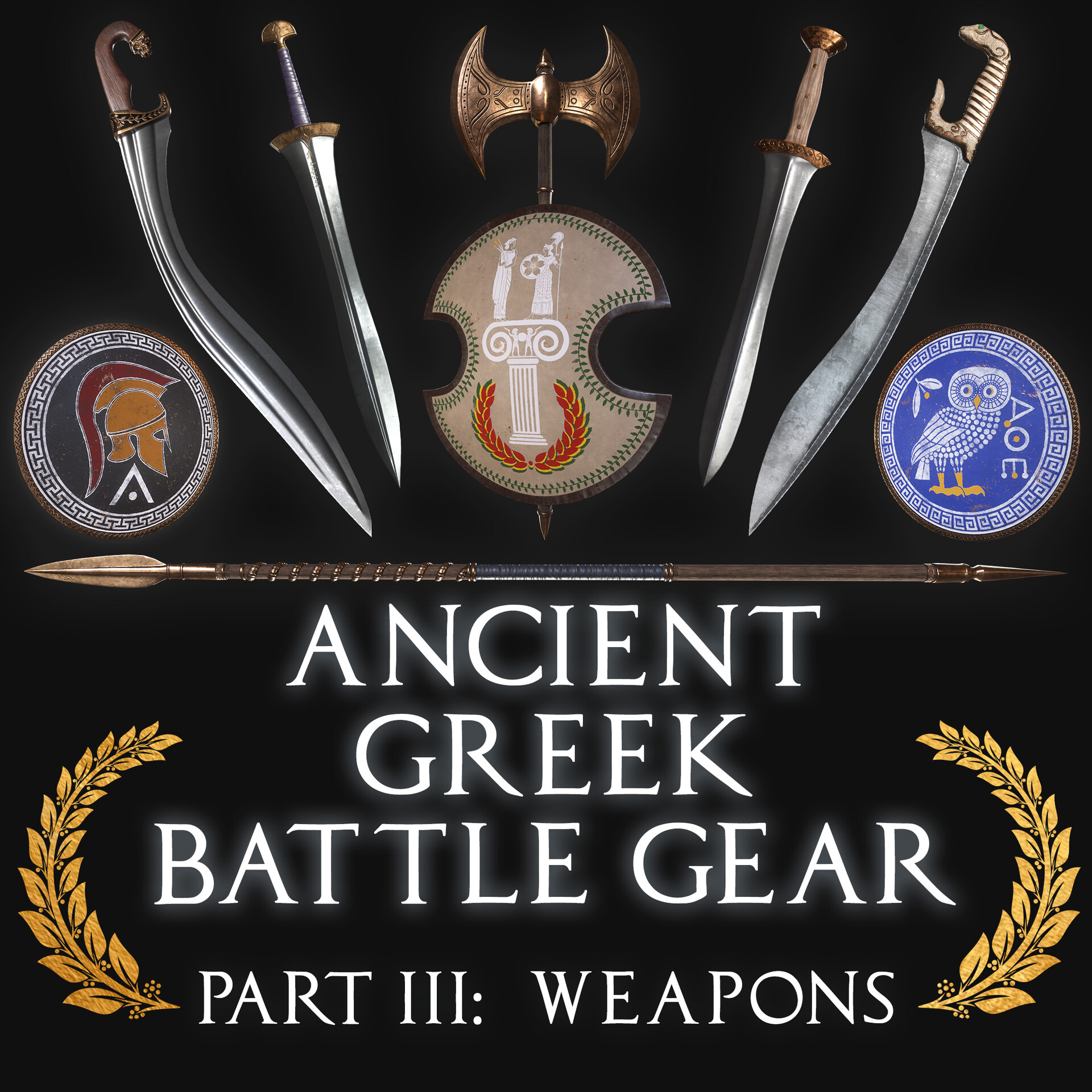 ArtStation - Ancient Greek Weapons