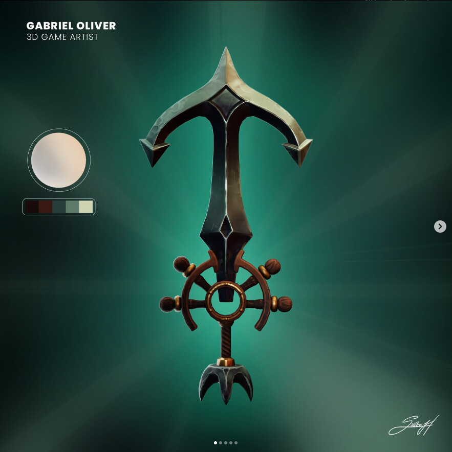 ArtStation - Pirate Sword - Game Ready