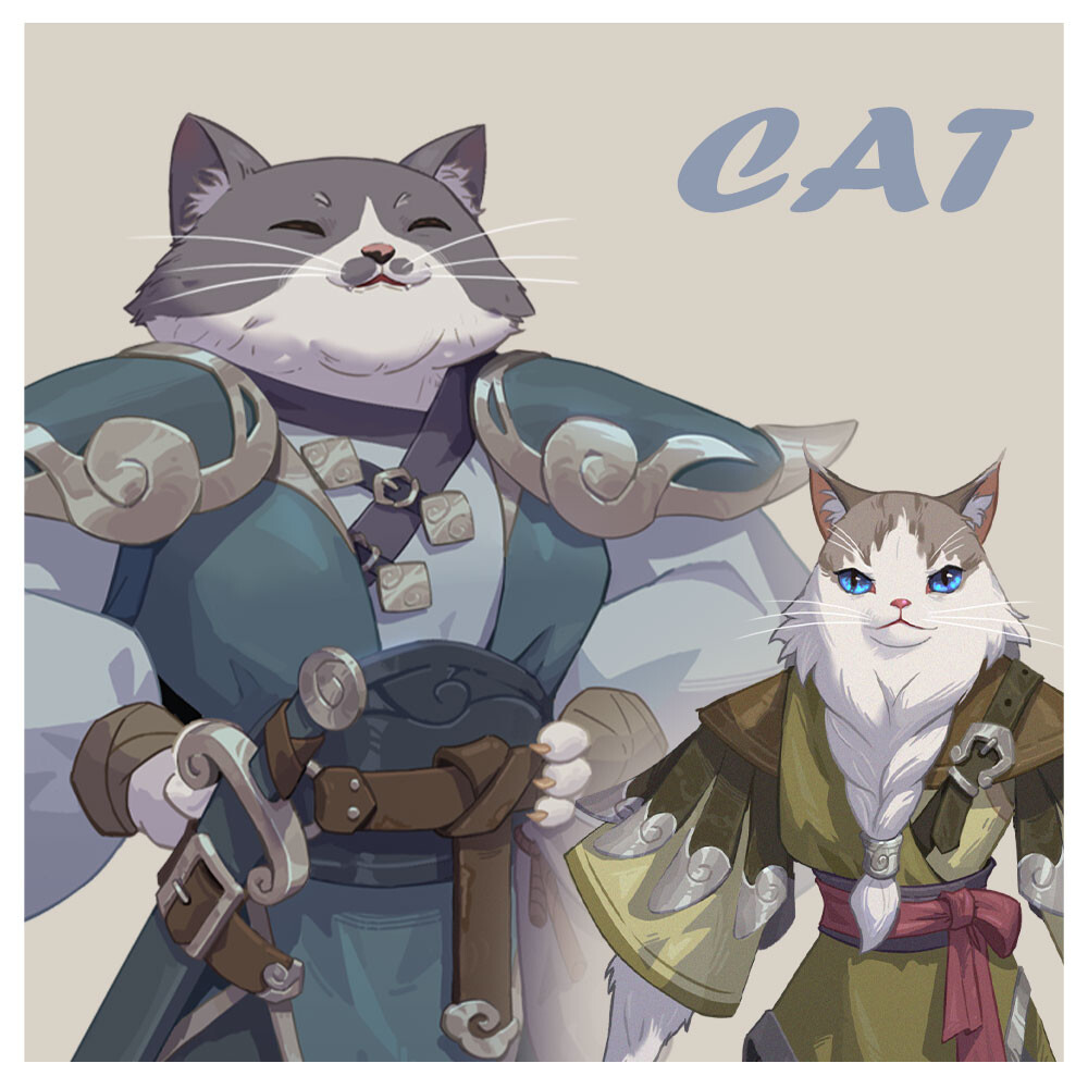 ArtStation - My cats