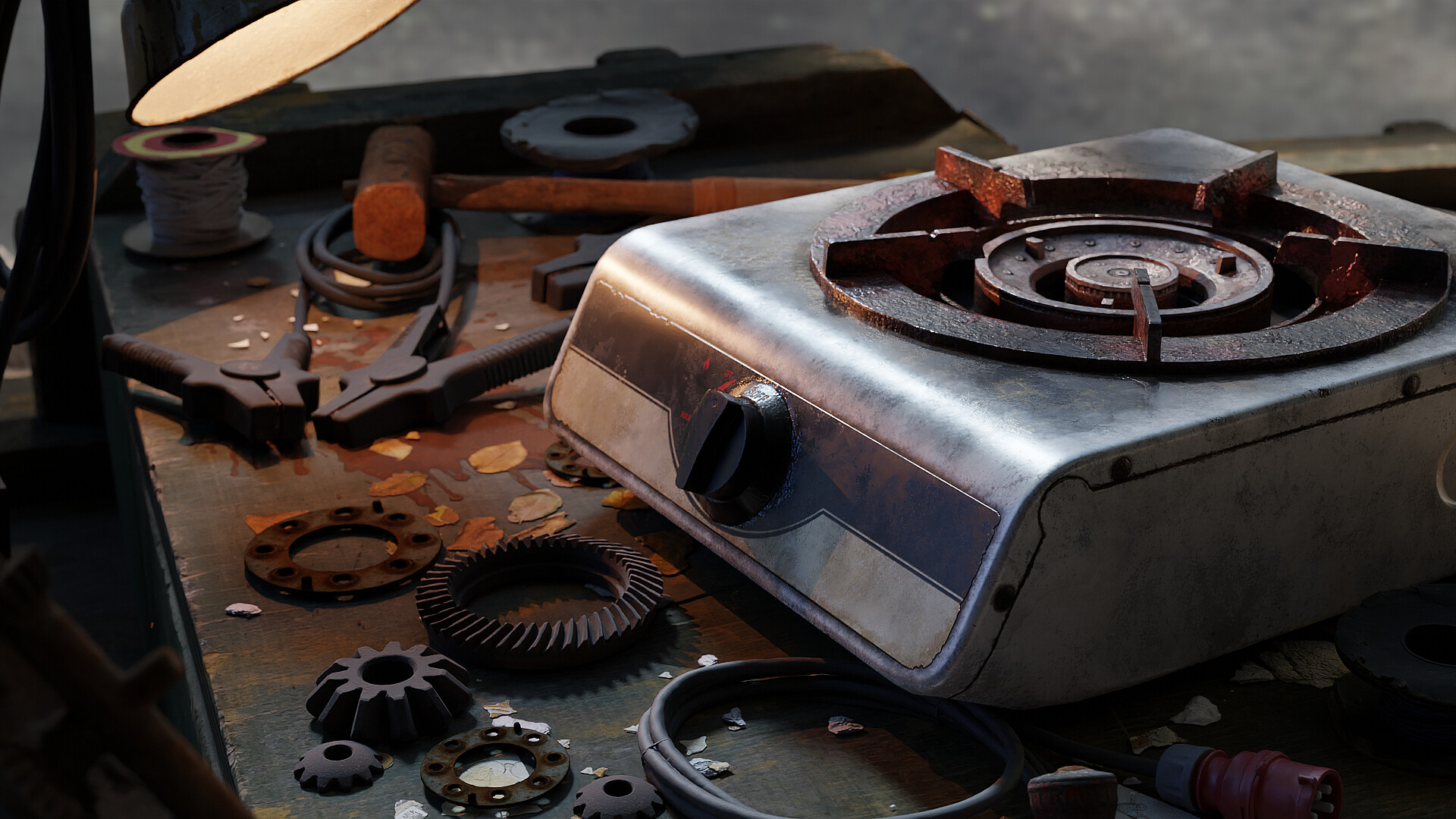 ArtStation - Rusty stove