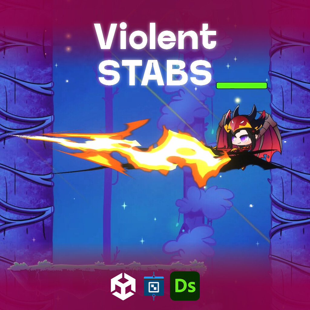 ArtStation - Violent Stabs VFX in Unity & Shader Graph & Substance Designer