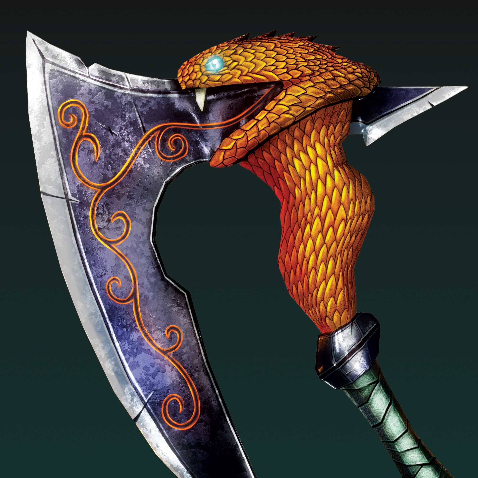 ArtStation - Snakehead Axe