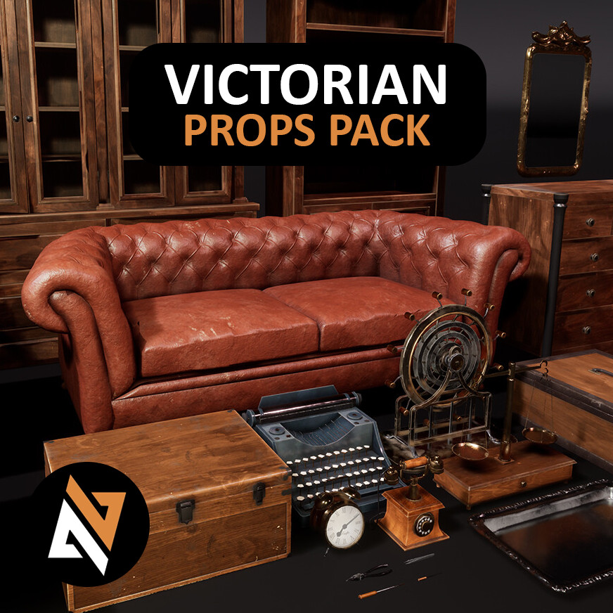 ArtStation - Victorian Props Pack