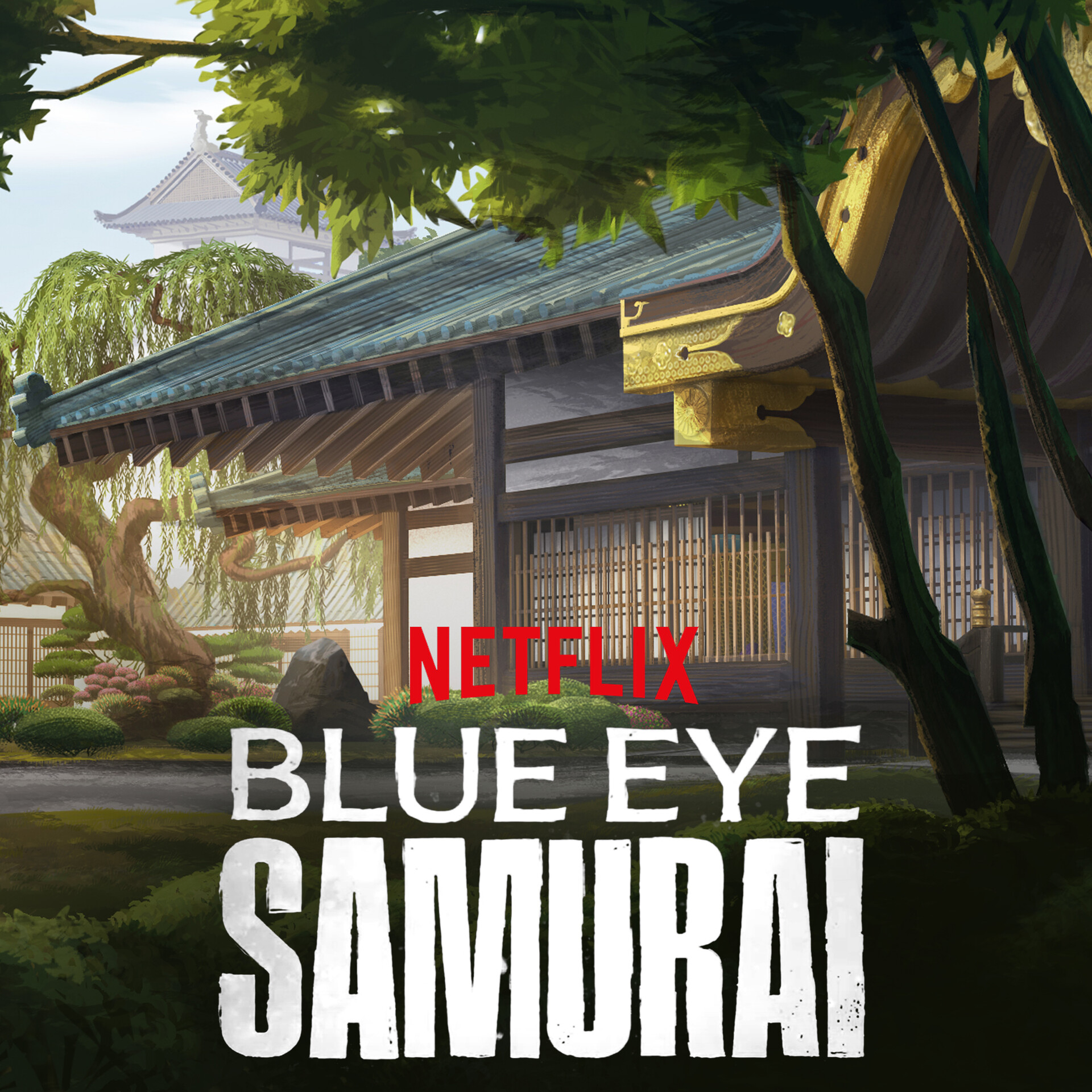 ArtStation - Blue Eye Samurai, Princess Akemi's Palace, Backgrounds 08