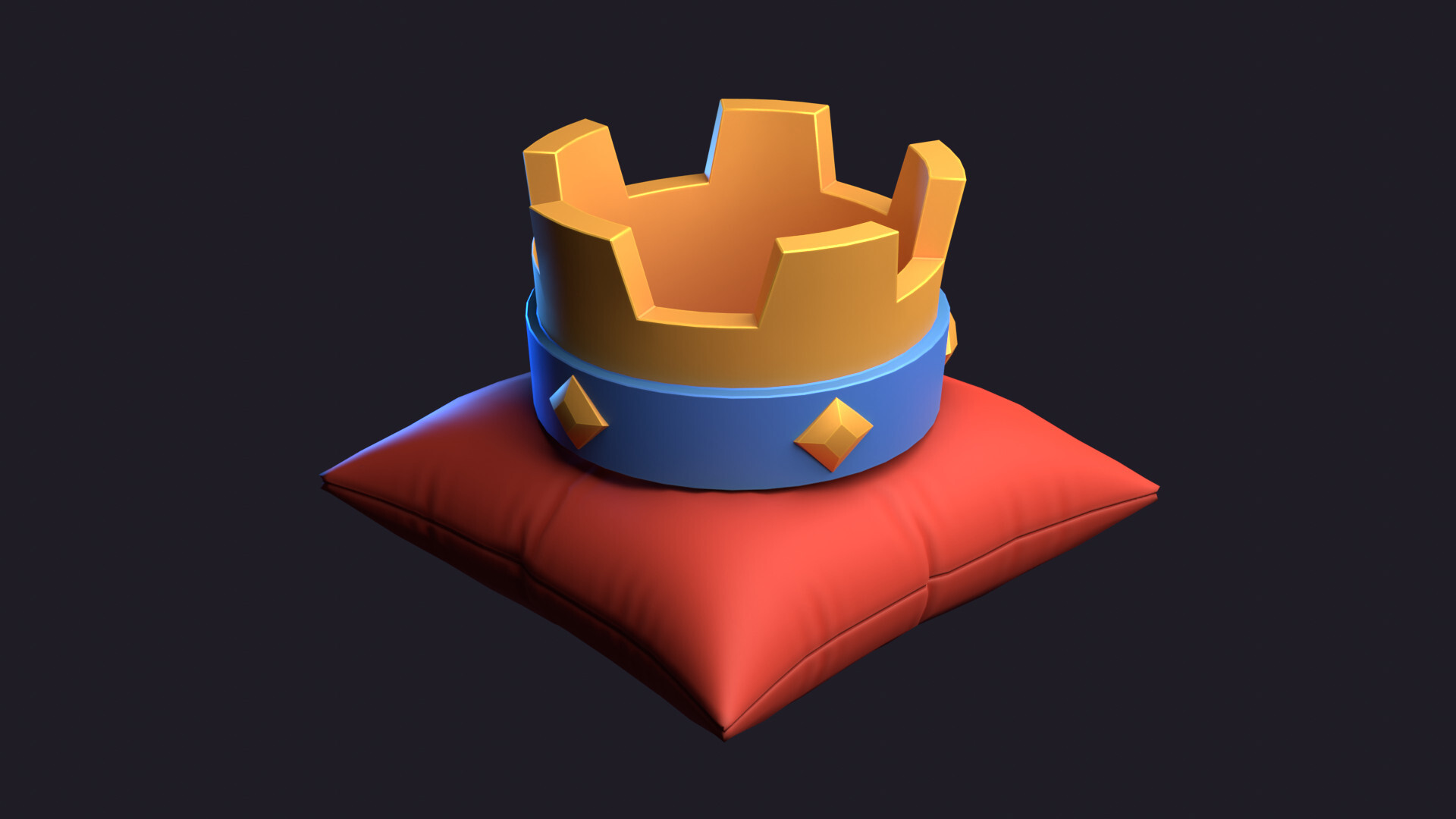 ArtStation - Crown (Clash Royale)