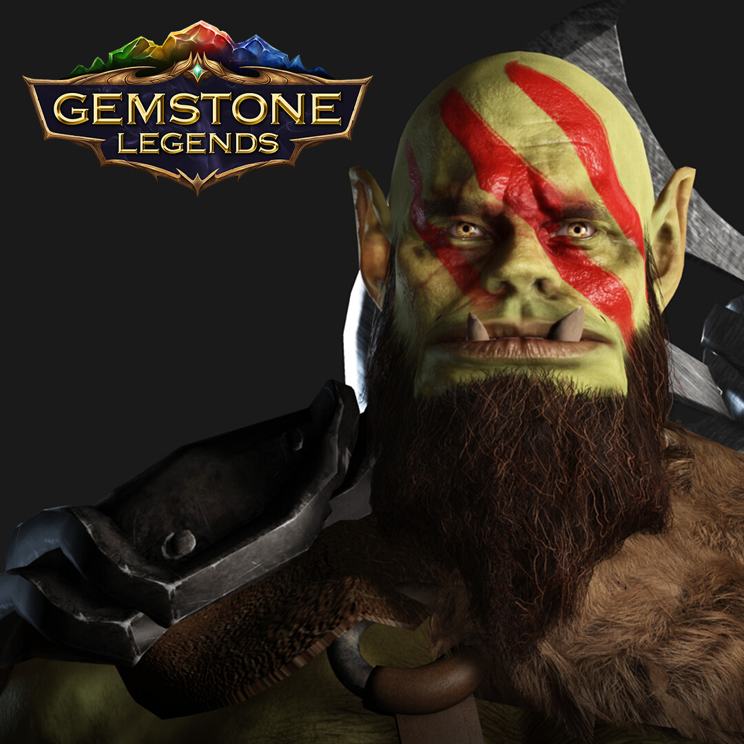 Λ R Ξ C - Gemstone Legends | Orc Warrior