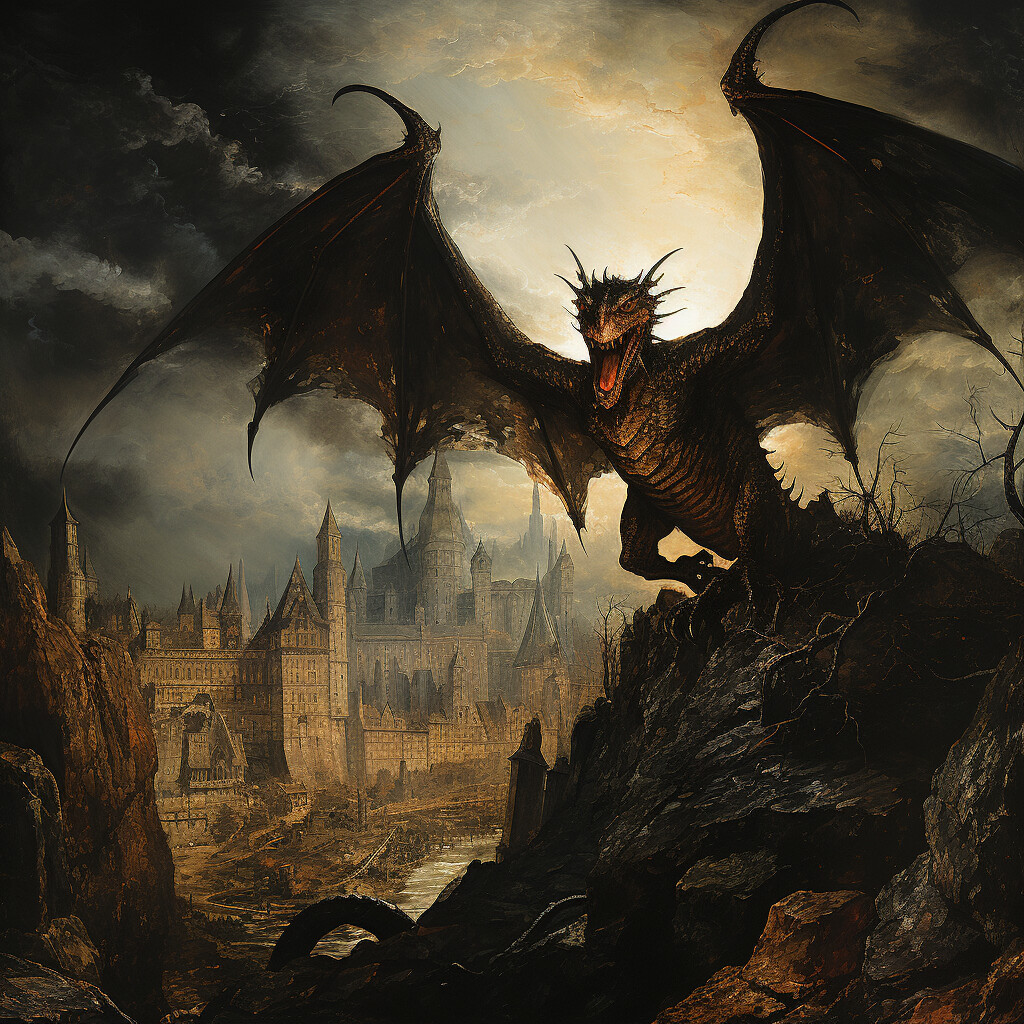 ArtStation - Winged Nightmare