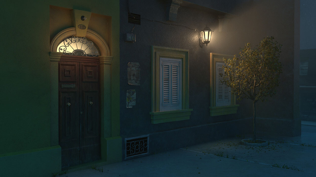 ArtStation - night street