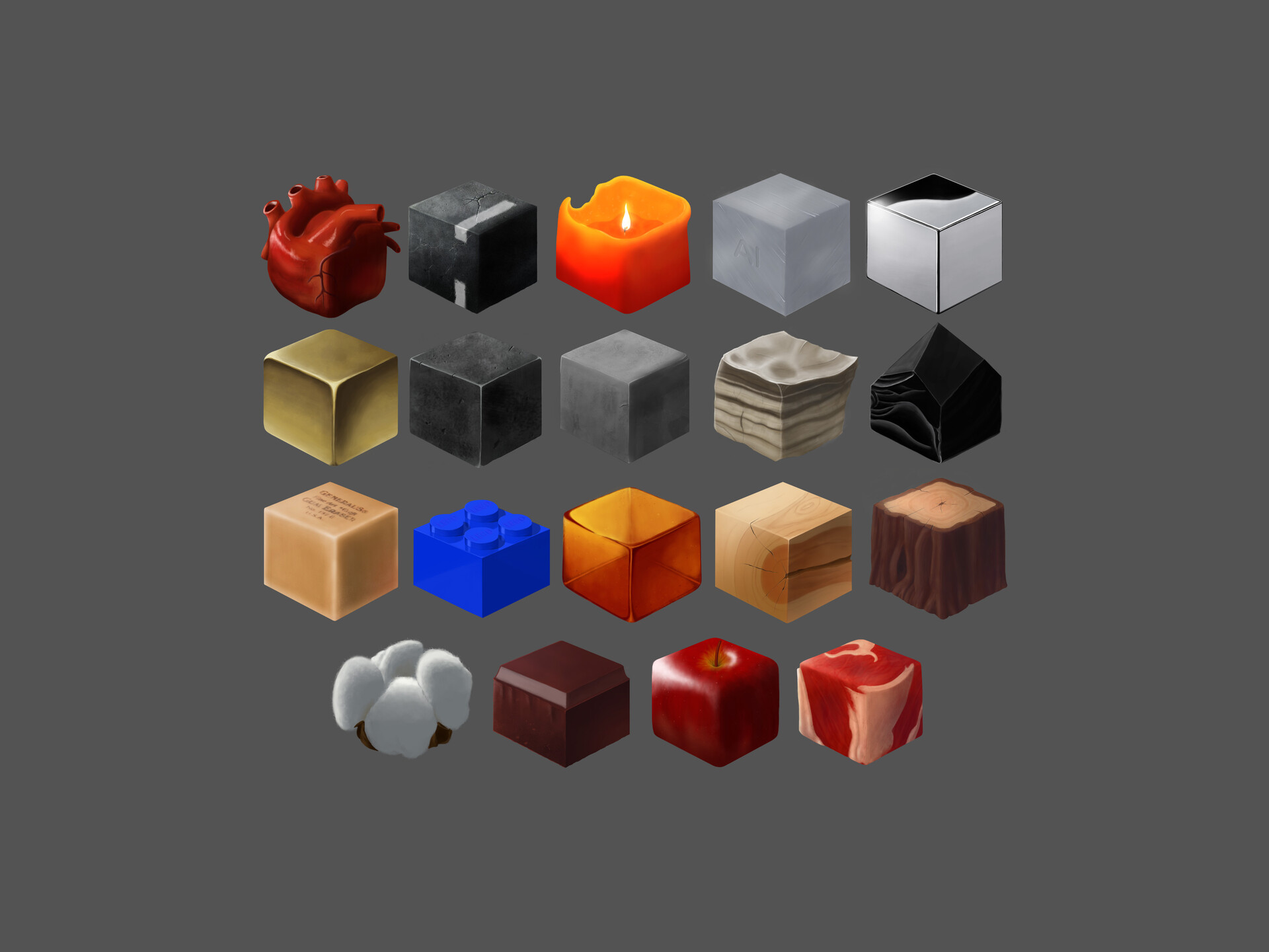 ArtStation - Hand Painted Textures