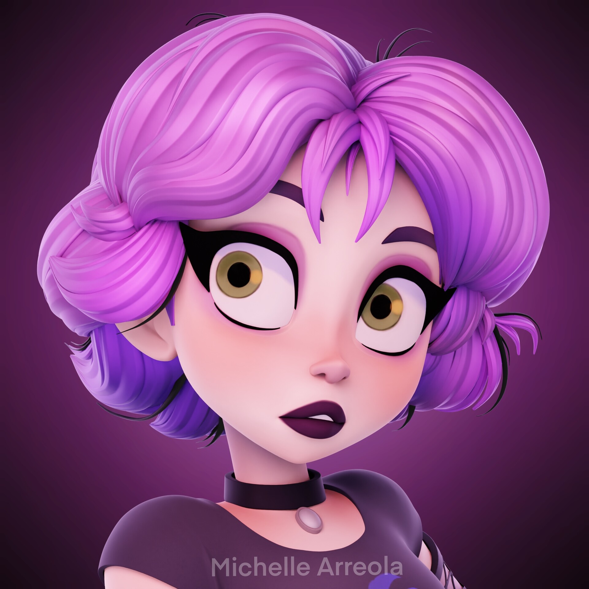 ArtStation - My Gothic Girlfriend