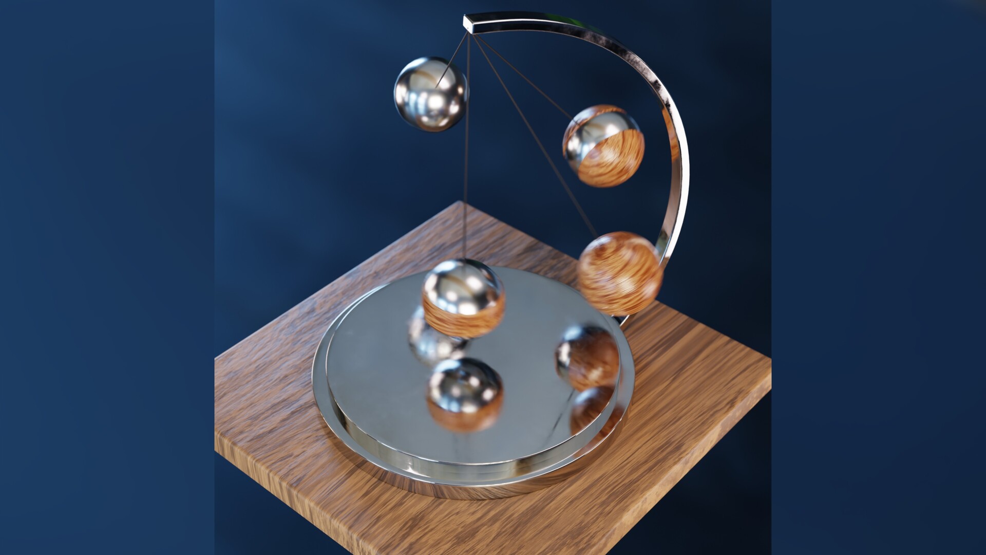 ArtStation - Satisfying Swinging Spheres - Looping Animation (Blender Tutorial)