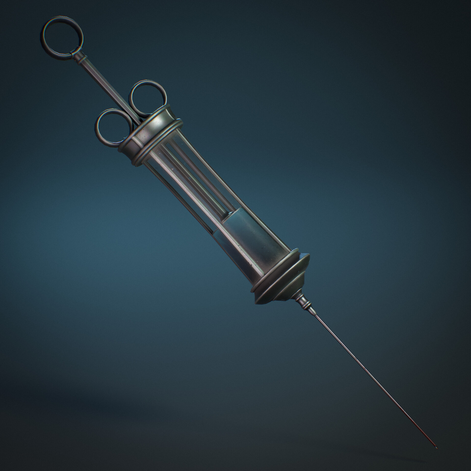 ArtStation - Bloody Syringe - Nurse weapon