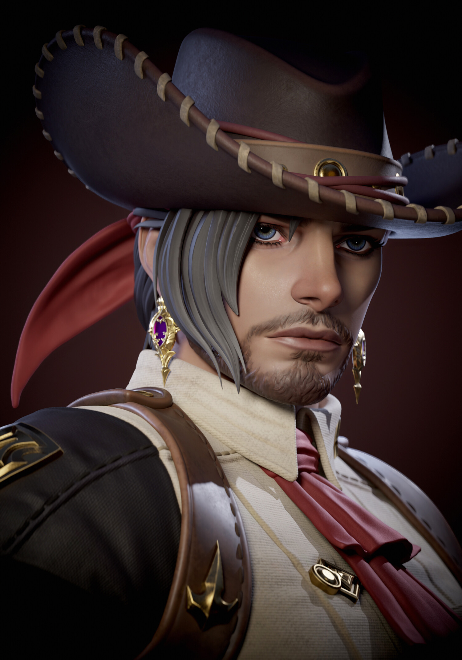 ArtStation - Personal work- Machinist bust