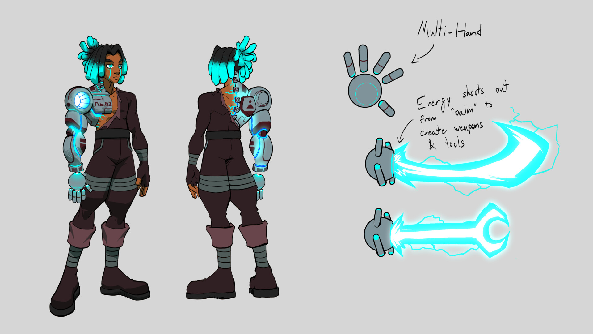 ArtStation - Cyborg Character Design