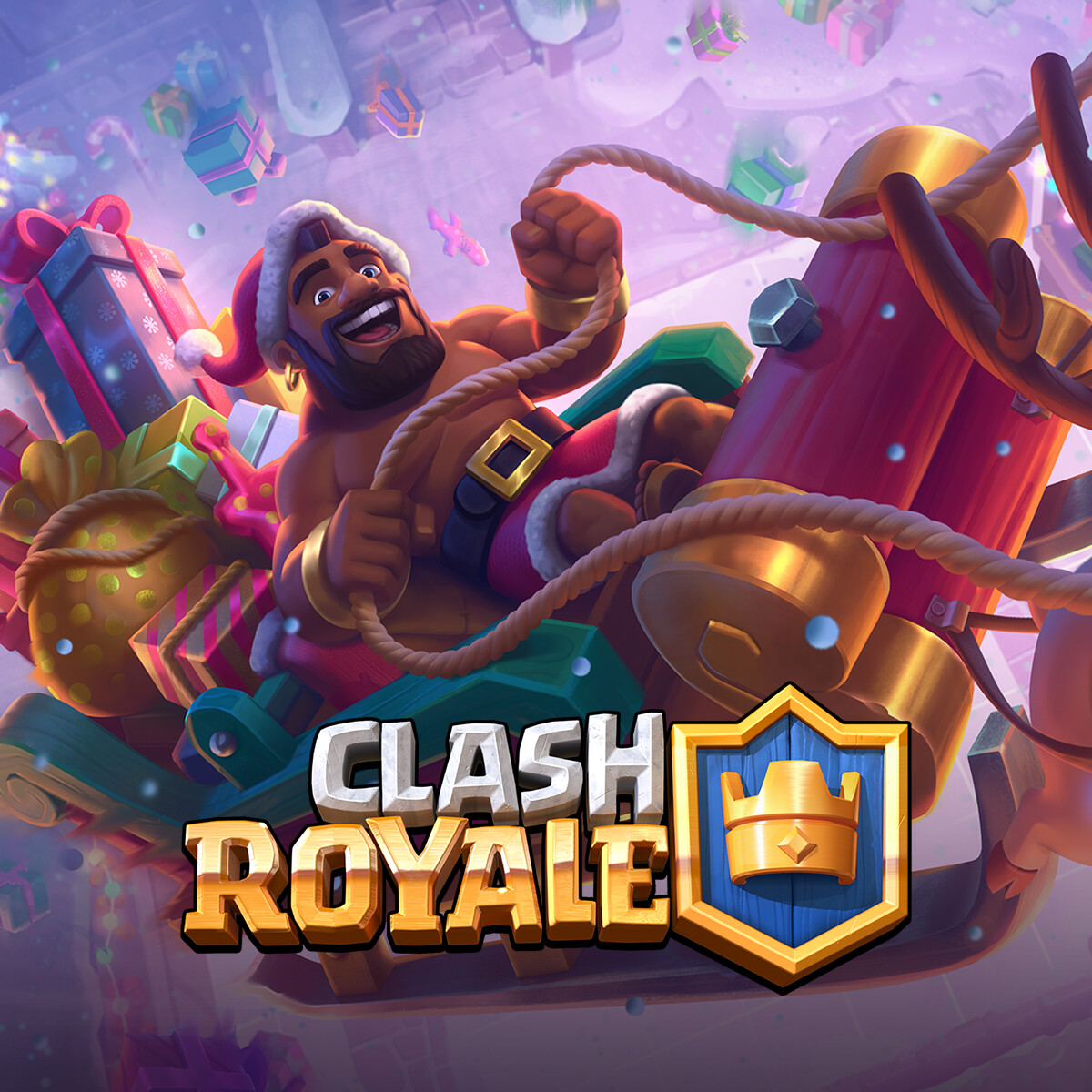 ArtStation - Clash Royale - Hog Rider Sleigh / Keyart
