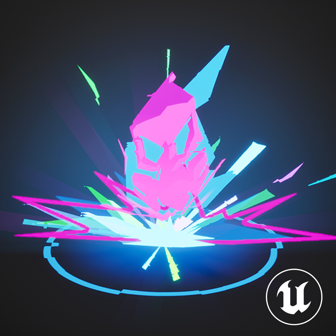 ArtStation - Holograffiti Bomb VFX