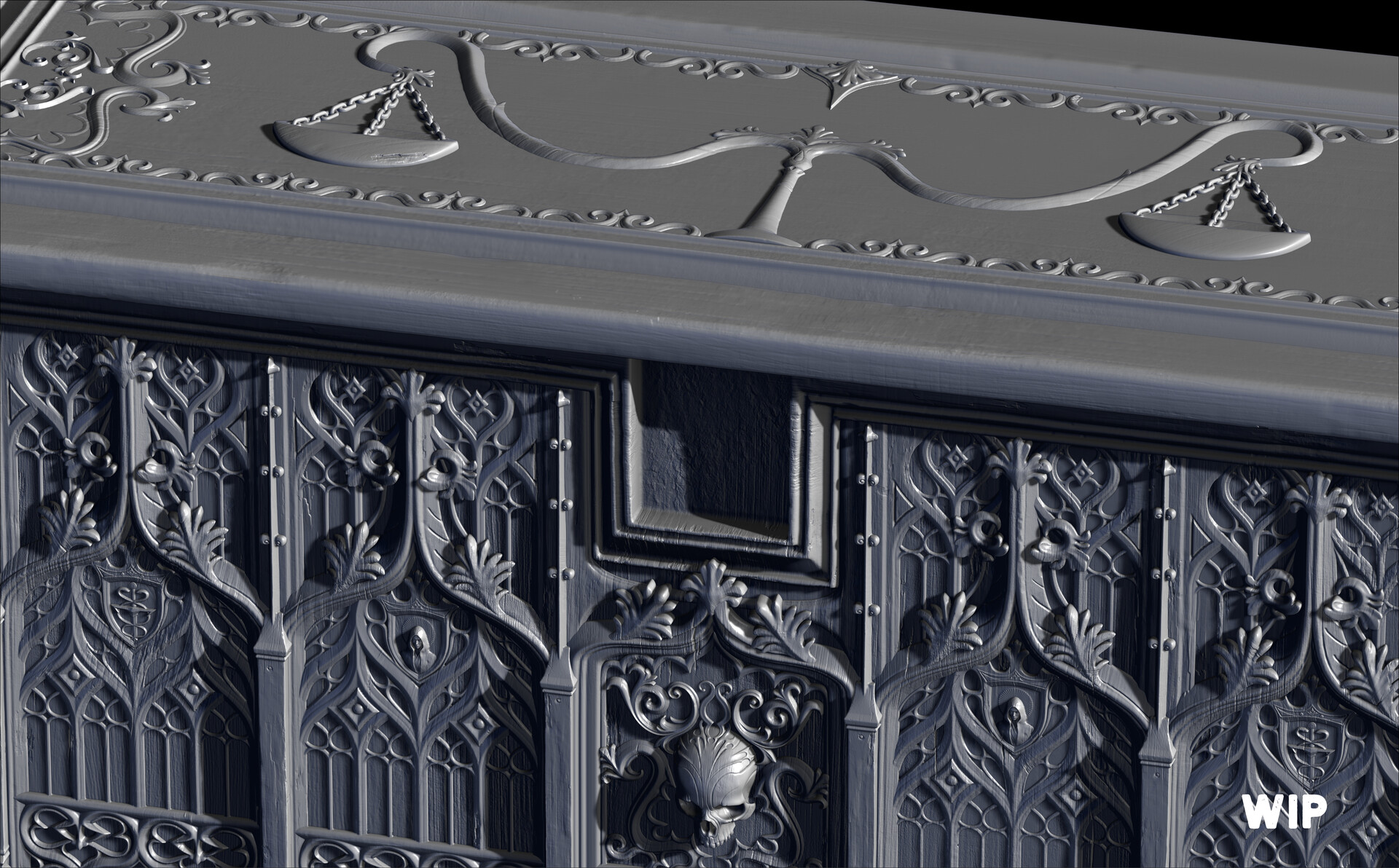 ArtStation - Gothic Chest(WIP)