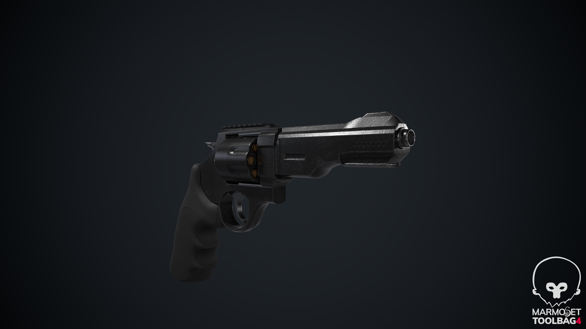 ArtStation - Military revolver - Game Asset