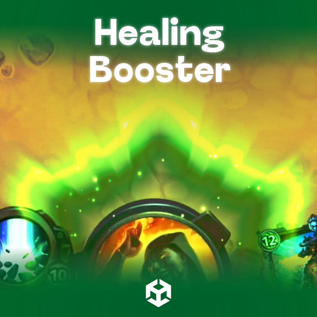 ArtStation - Healing Booster VFX