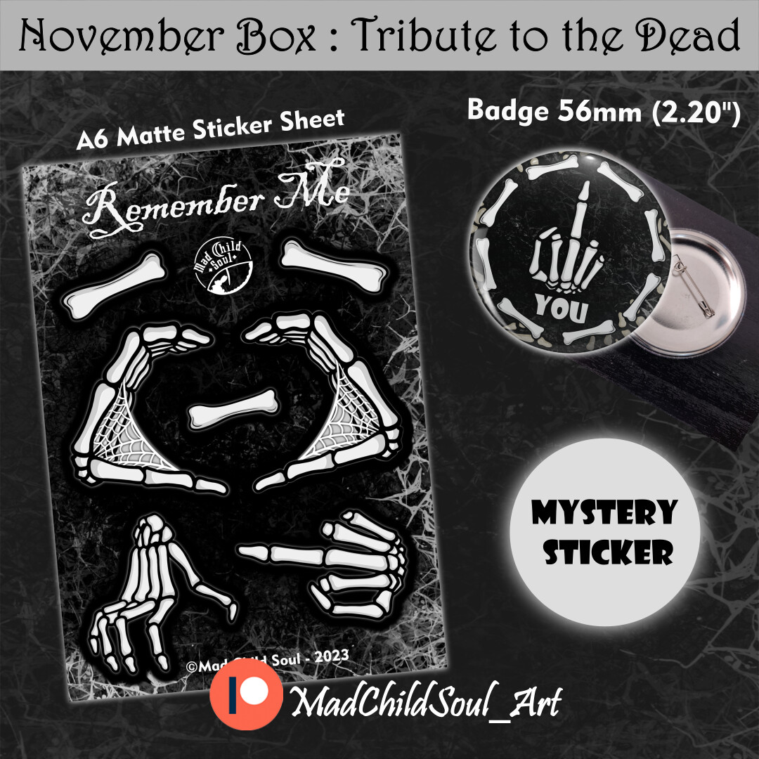 ArtStation - 🦴 PATREON November Box : Tribute to the Dead 🦴