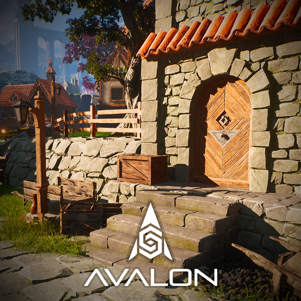 ArtStation - AVALON - Stone Walls