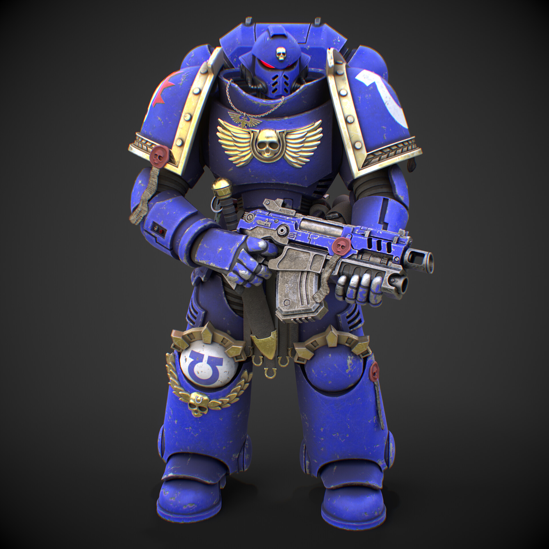 ArtStation - Warhammer 40k Primaris space marine fan art