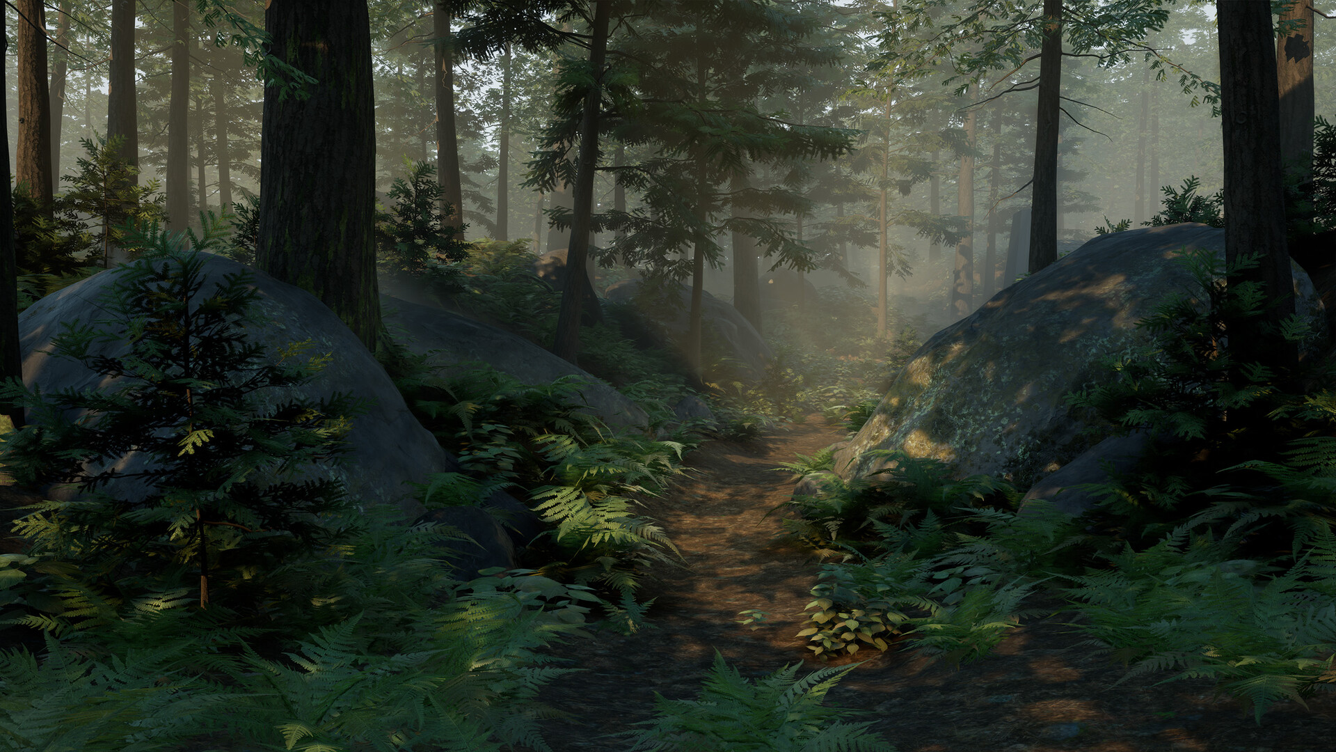 ArtStation - Hemlock Forest Biome - WIP
