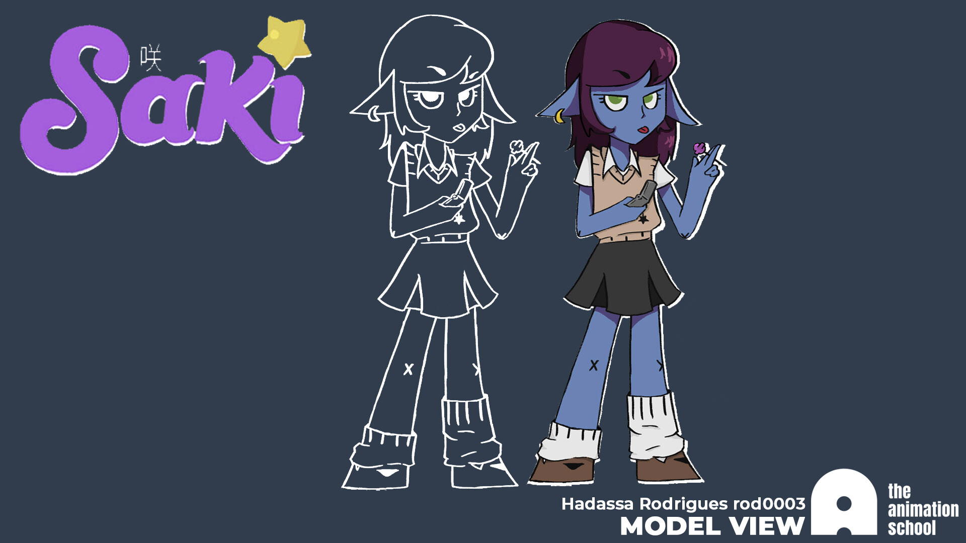 ArtStation - Saki Character Design
