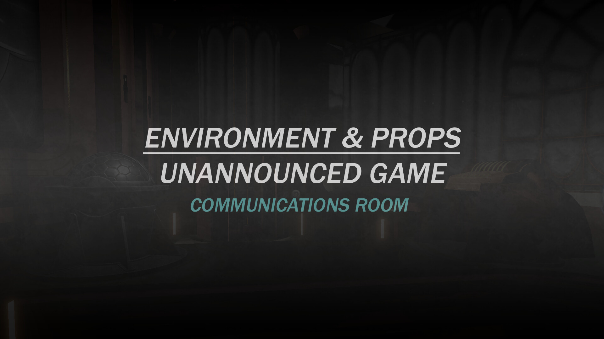 ArtStation - Communications Room - Unannounced Game