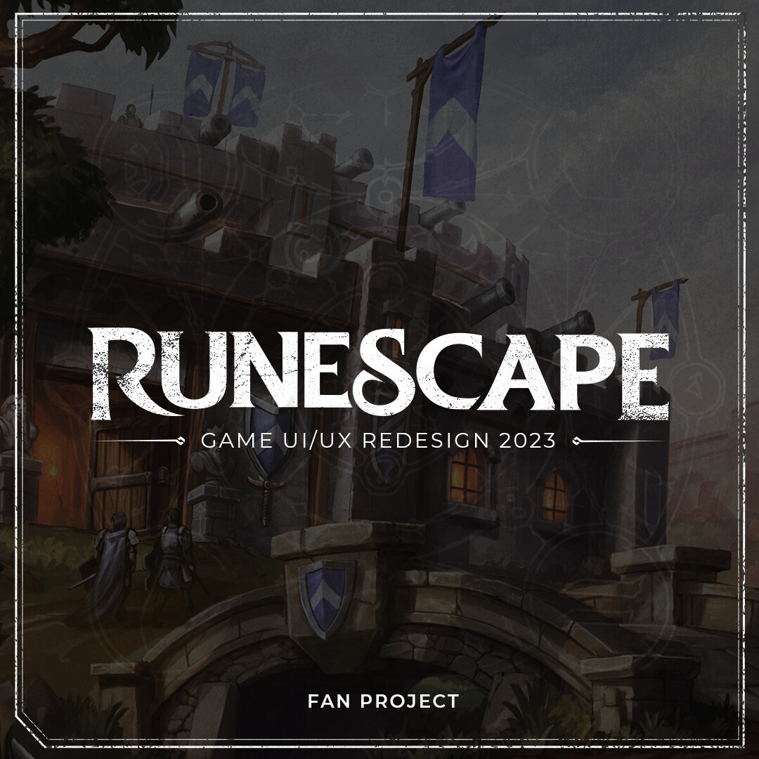 ArtStation - RuneScape Game UI/UX Rework - Fan Project