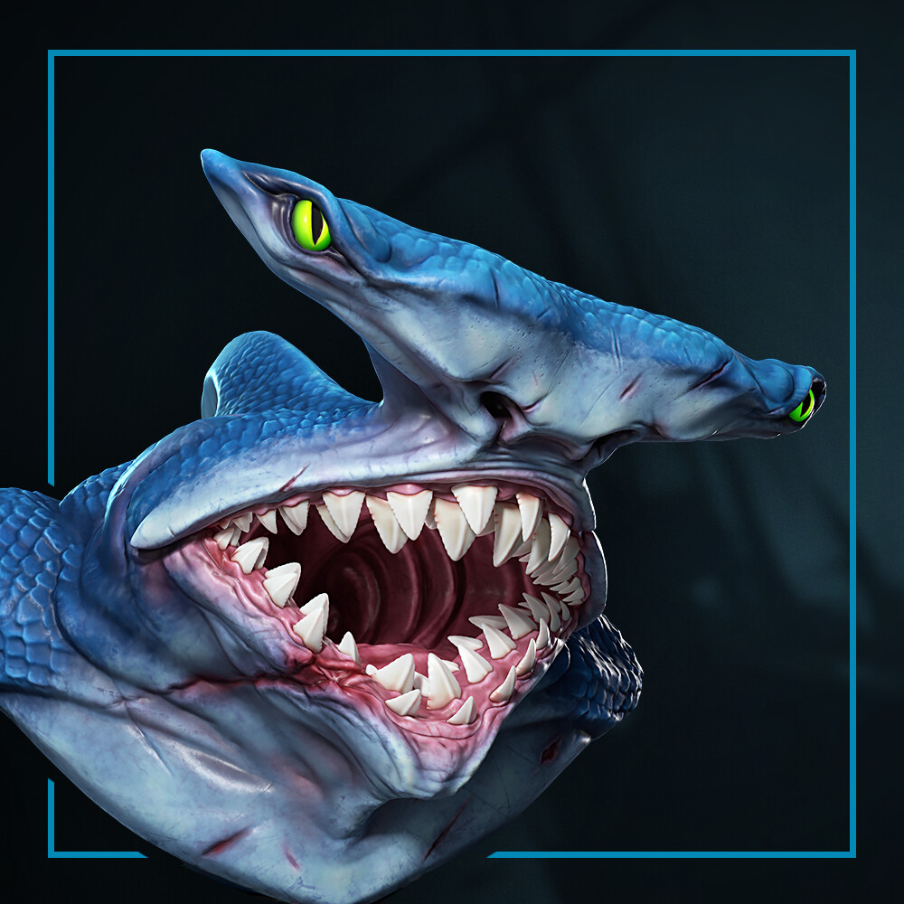 ArtStation - Hammerhead shark - Redo