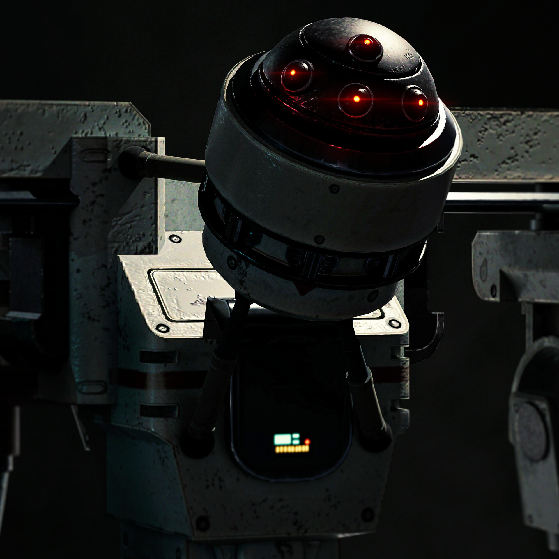 ArtStation - Flamethrower Mech