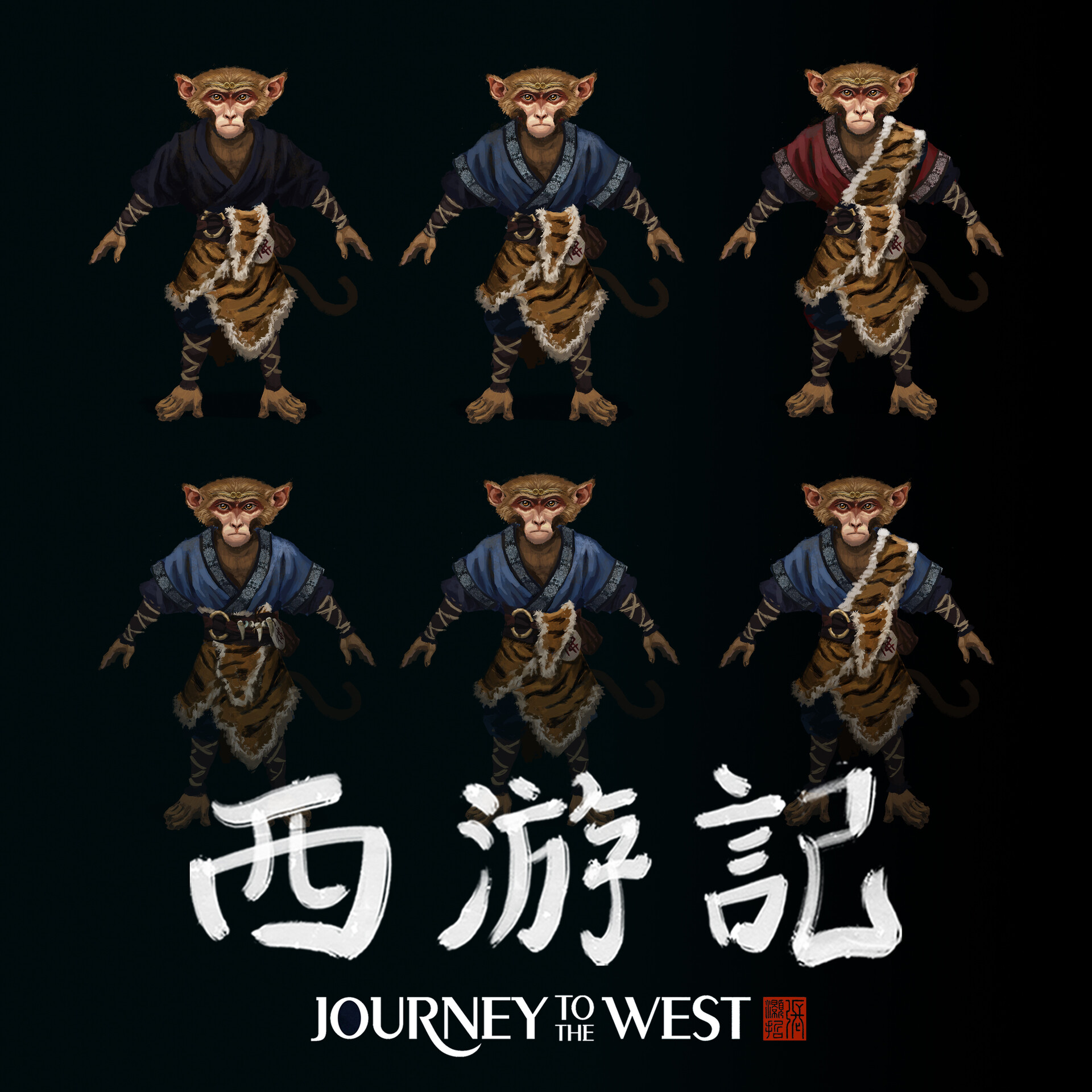 ArtStation - Sun Wukong Costume II The Westward Pilgrim: Costume ...