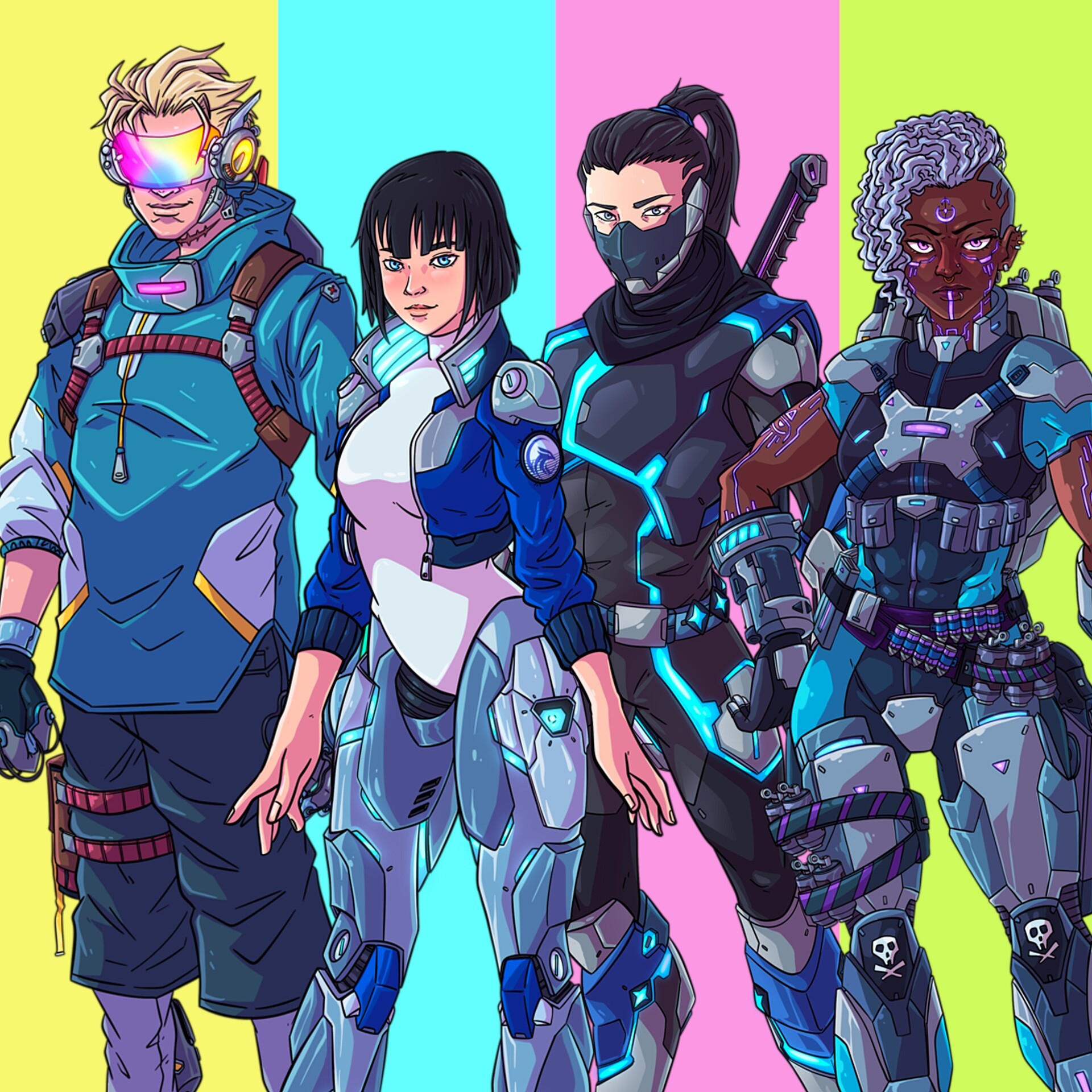 ArtStation - Outrun 2086 Characters