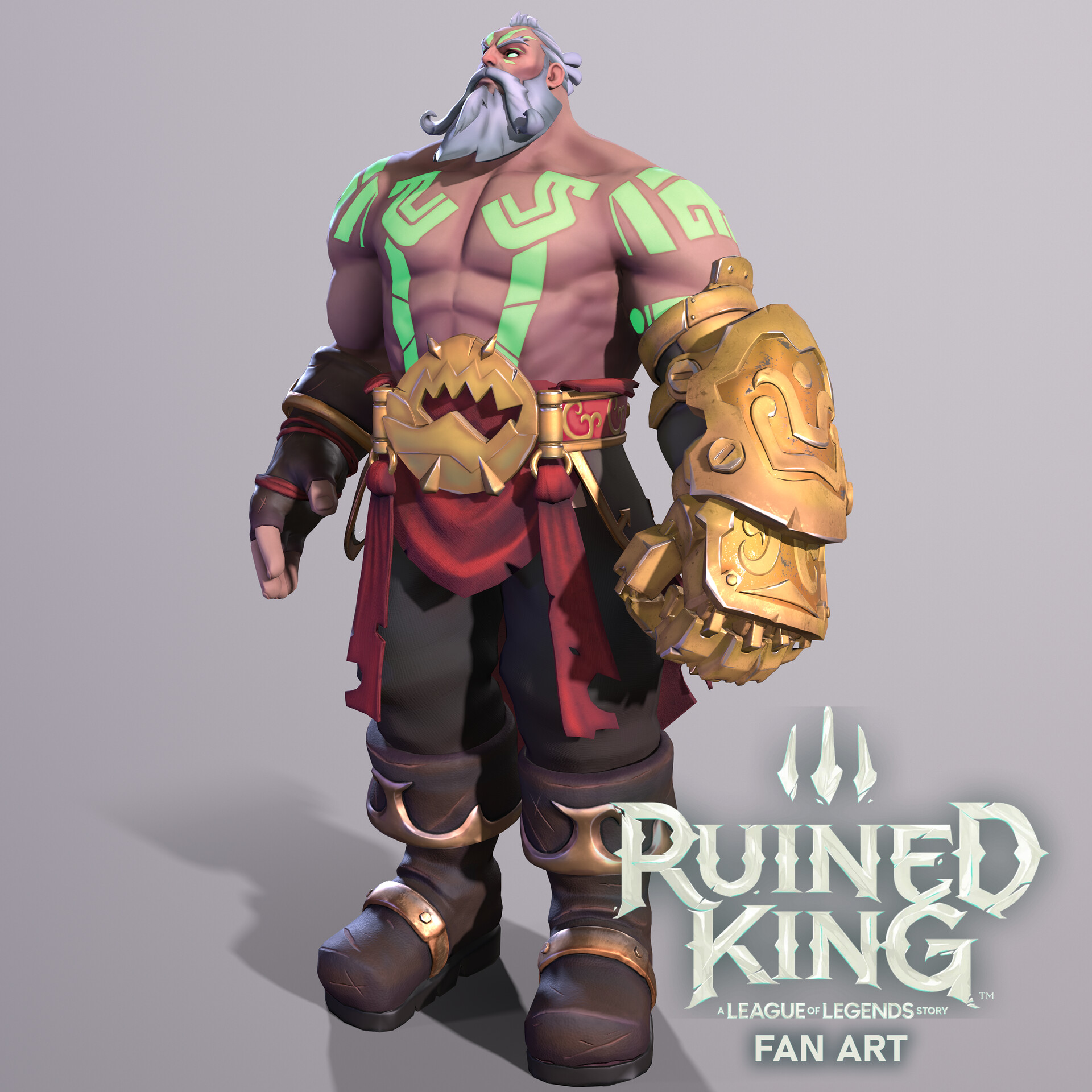 ArtStation - 3D Character Fan Art: League of Legends' Gangplank
