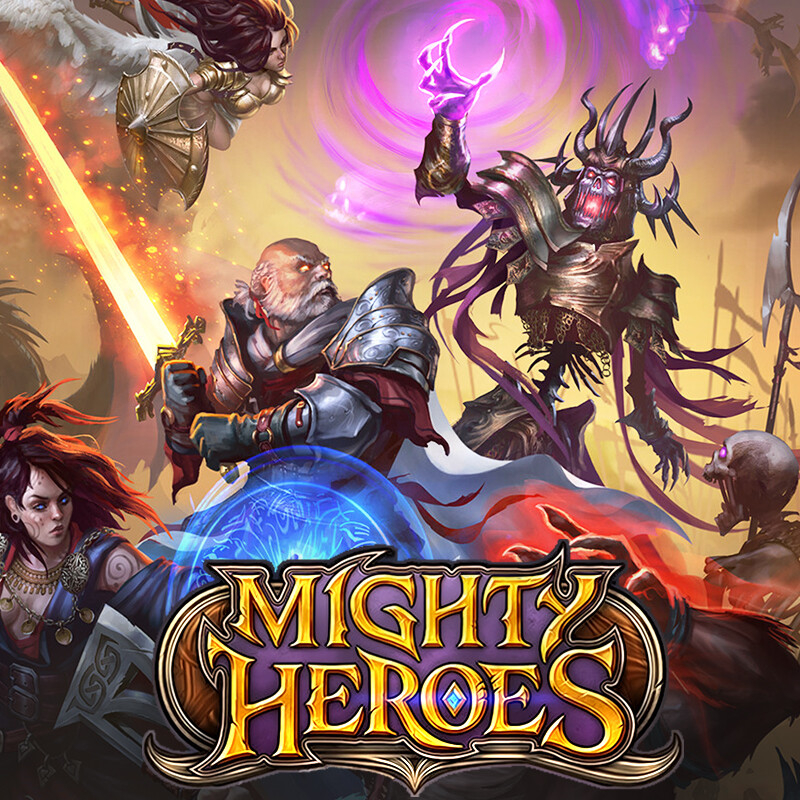 ArtStation - Mighty Heroes Splash Art