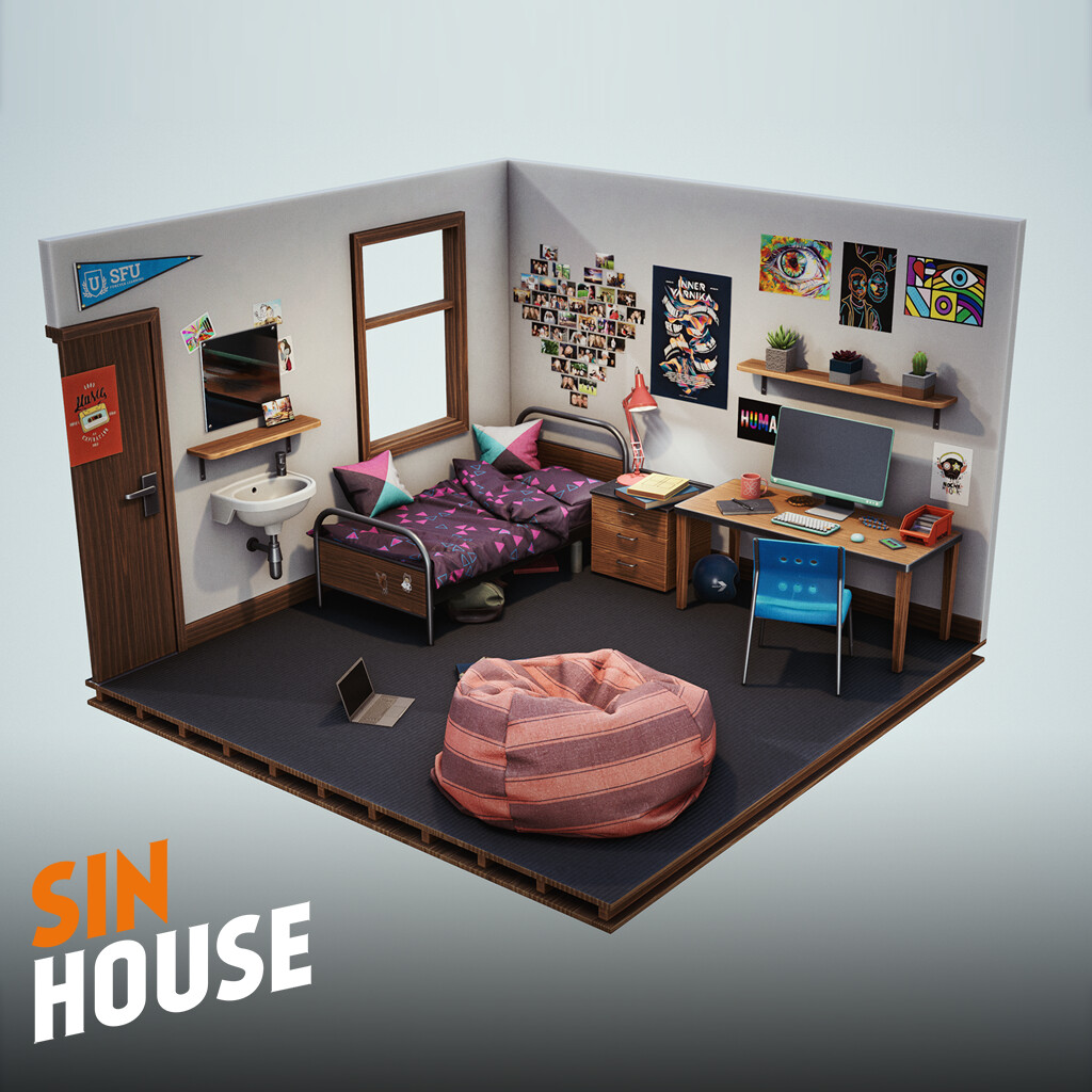 ArtStation - Project EDU Uni Dorm