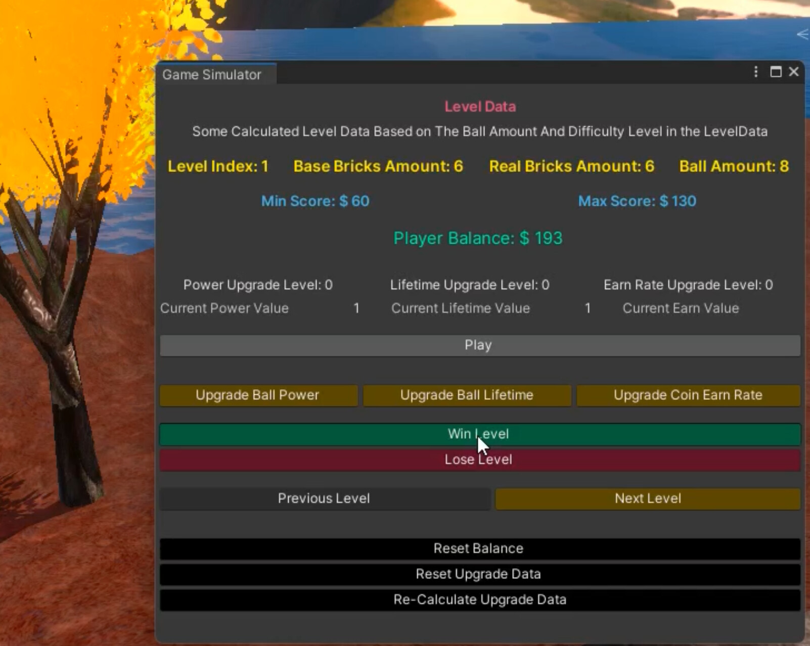 ArtStation - Game Simulator Tool