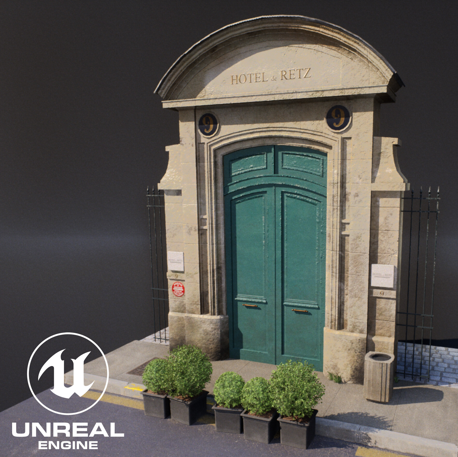 ArtStation - Gate - Hotel de Retz