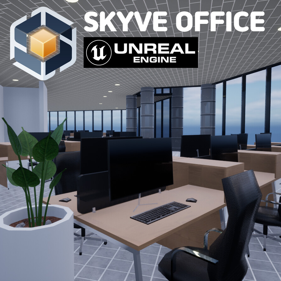 ArtStation - ELVIS Skyve office in UE5