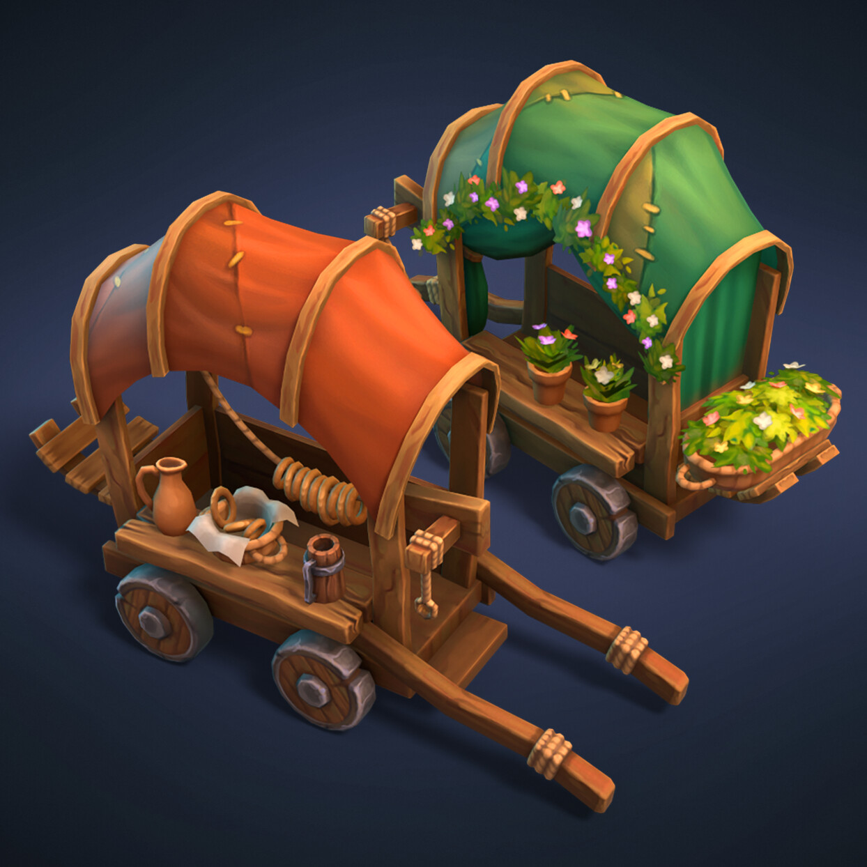 ArtStation - Market wagon