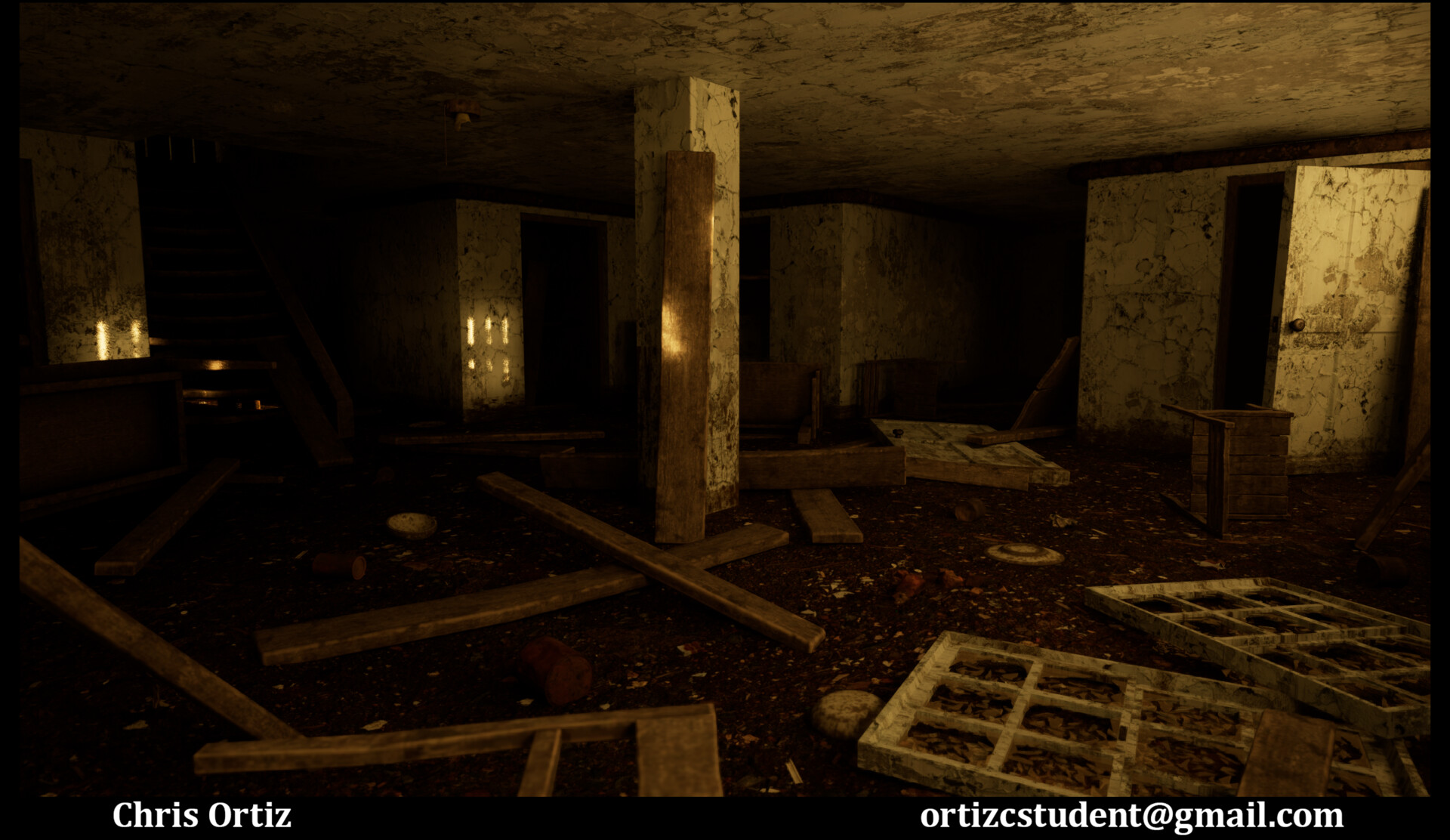 ArtStation - Abandoned Basement