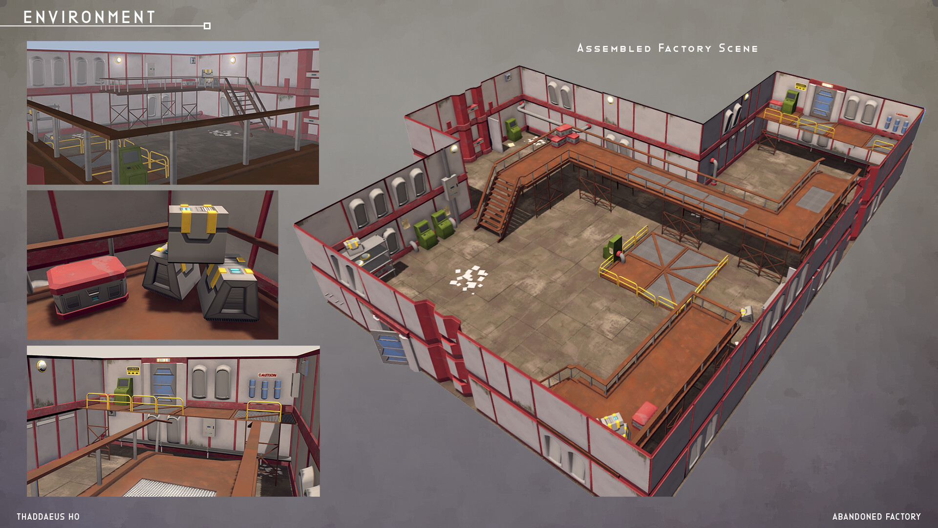 ArtStation - Abandoned Factory Modular Environment