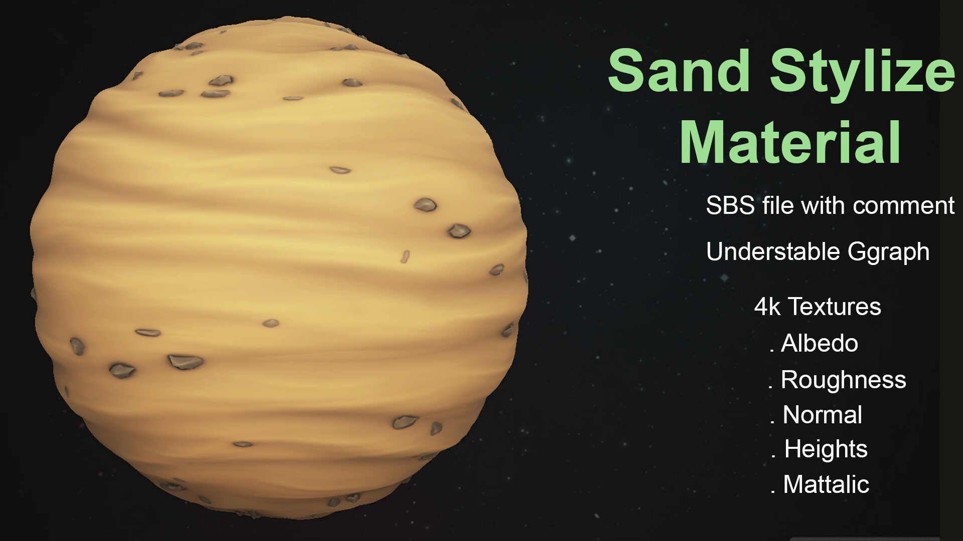 ArtStation - Sand Material – Substance Designer