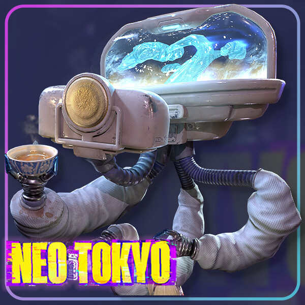 Janrike Berger - NEO TOKYO - ArtStation Challenge - Zen Bot