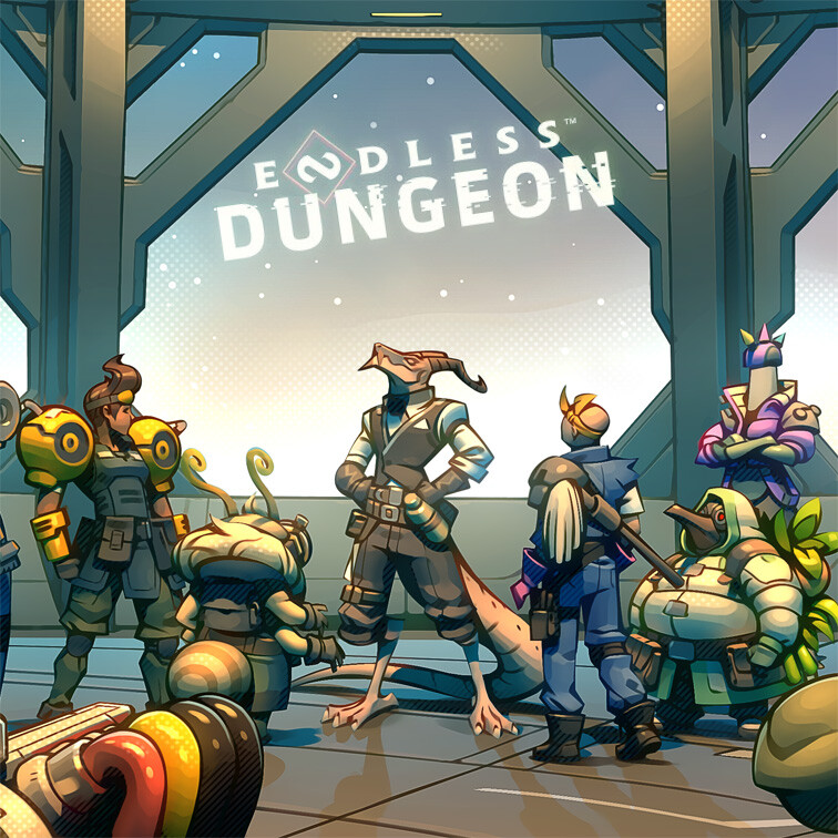 ArtStation - Endless Dungeon - Cutscene illustrations