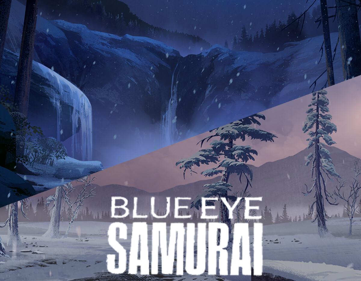ArtStation - Blue Eye Samurai - Backgrounds
