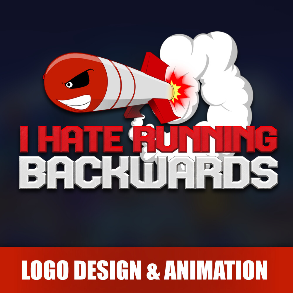 ArtStation - I Hate Running Backwards - Logo Design & Animation